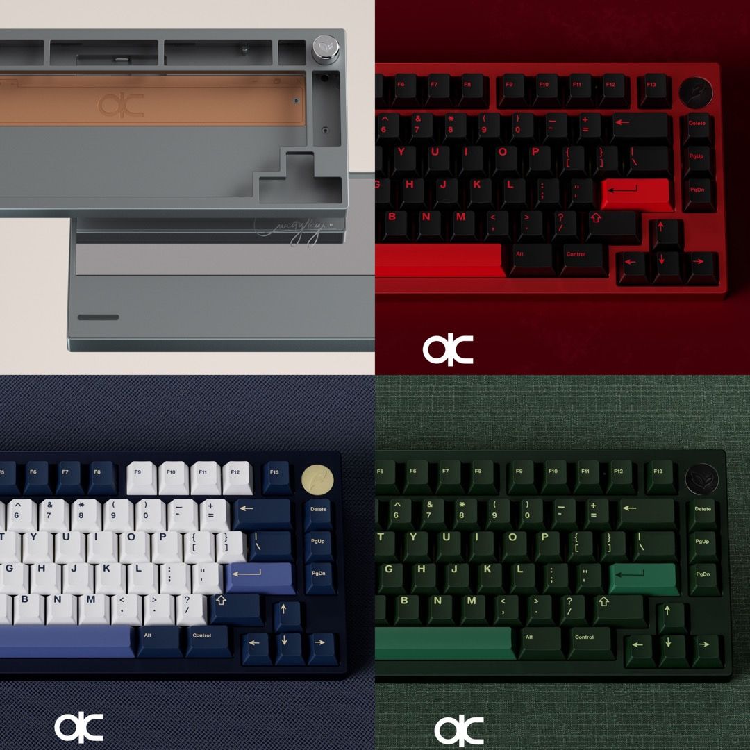 [In Stock] QK75 by Qwertykeys / Owlab 75% CNC-machined full aluminium ...