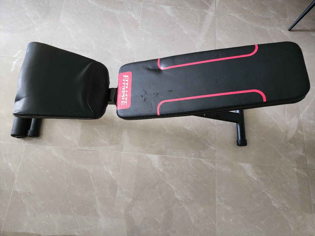 Inclined Weights Bench, Sports Equipment, Exercise & Fitness, Weights ...