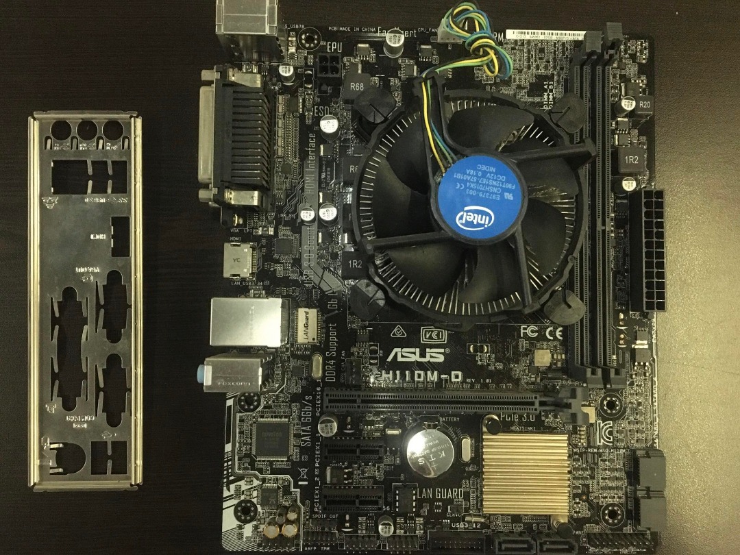 Intel G4560 Proc @3.5ghz + Asus H110M Motherboard, Computers & Tech ...