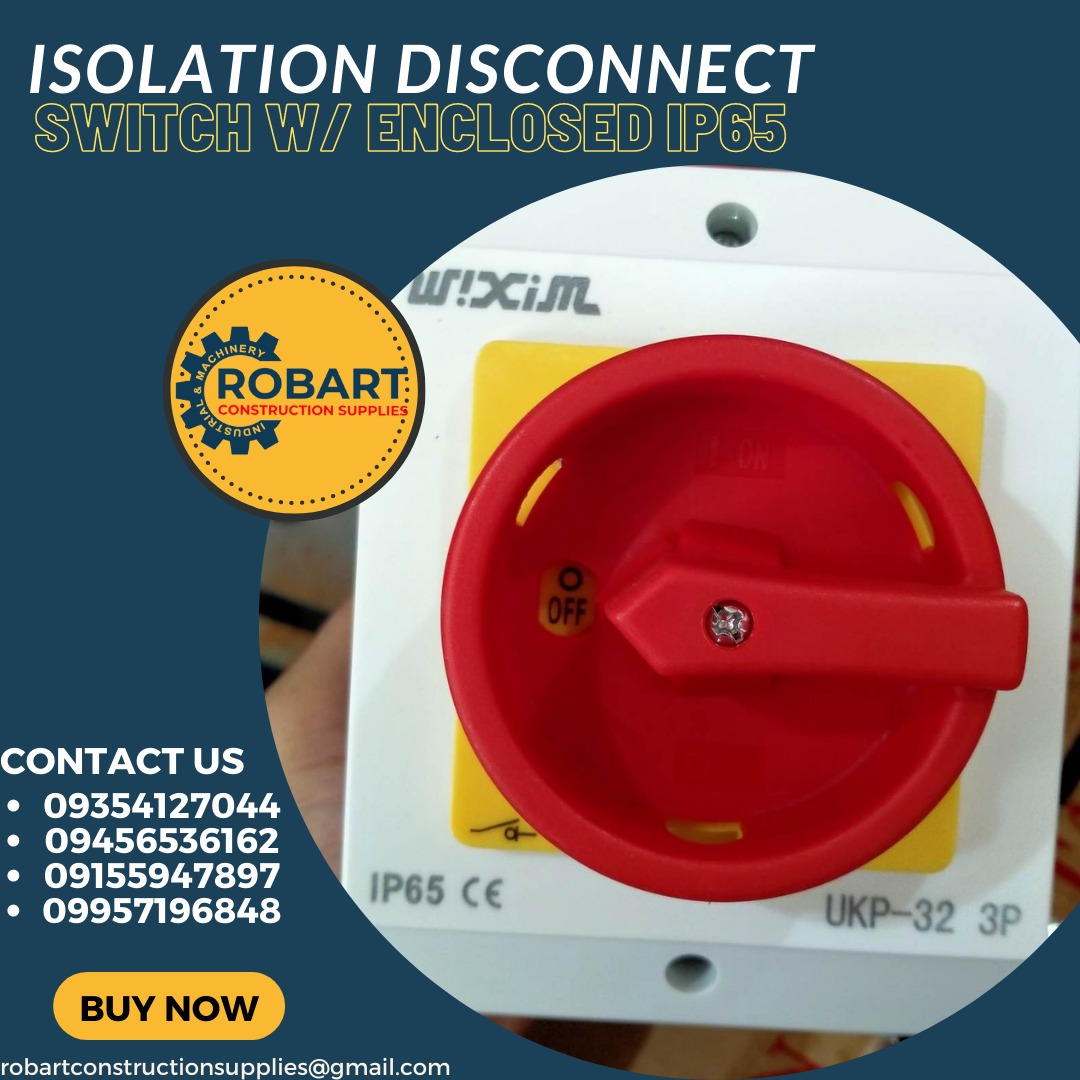 Isolation Disconnect Switch w/ Enclosed IP65, Commercial & Industrial ...