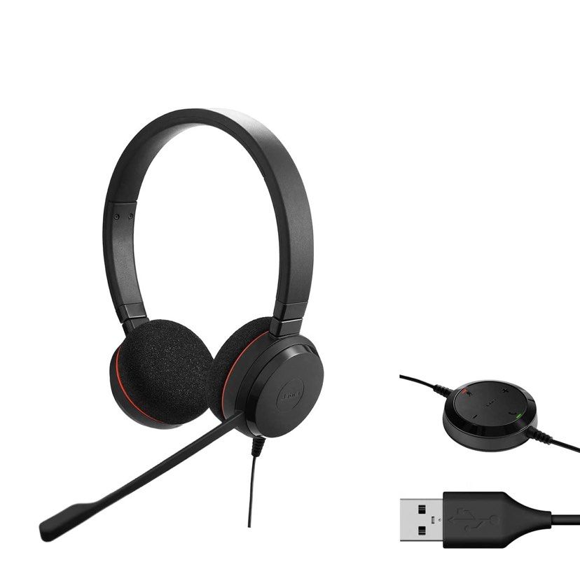 Jabra Evolve Headset Audio Headphones Headsets On Carousell