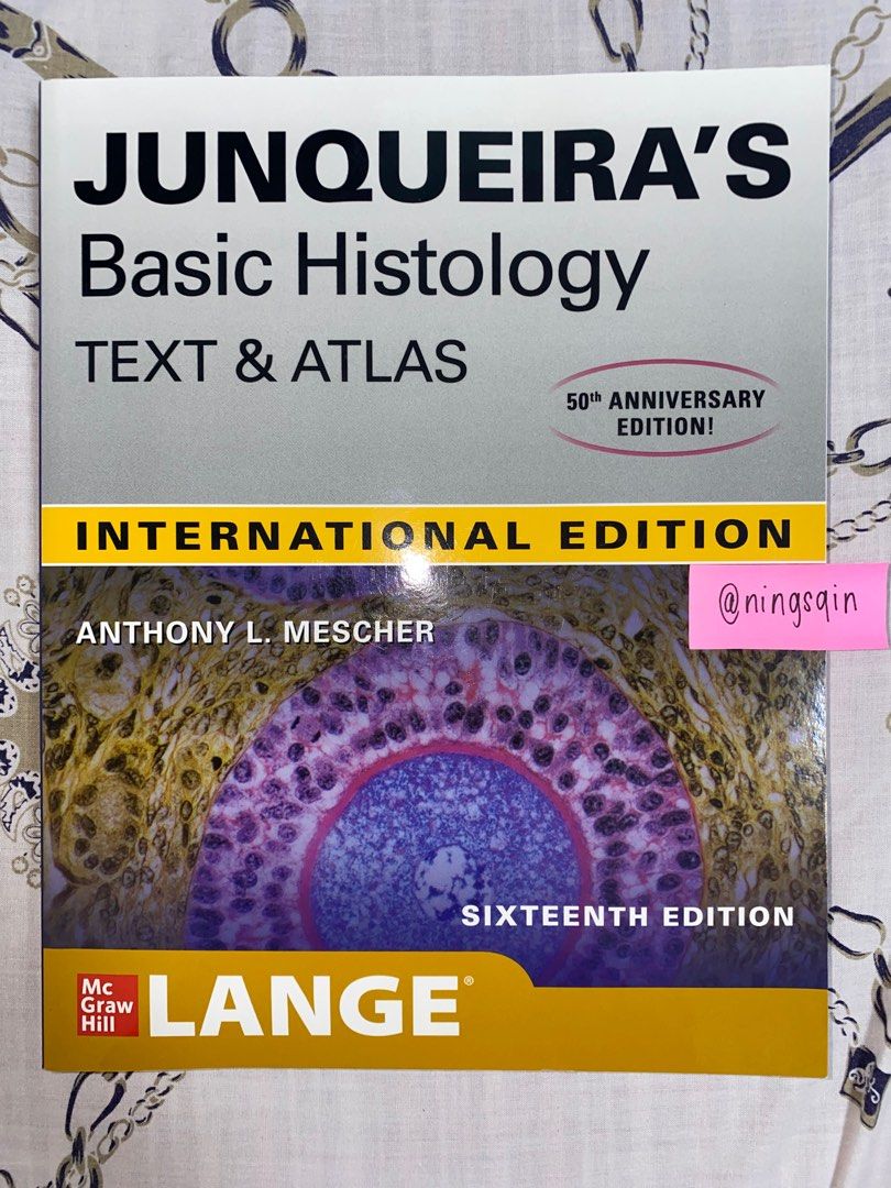junqueira's basic histology text & atlas (16th edition), Hobbies & Toys ...