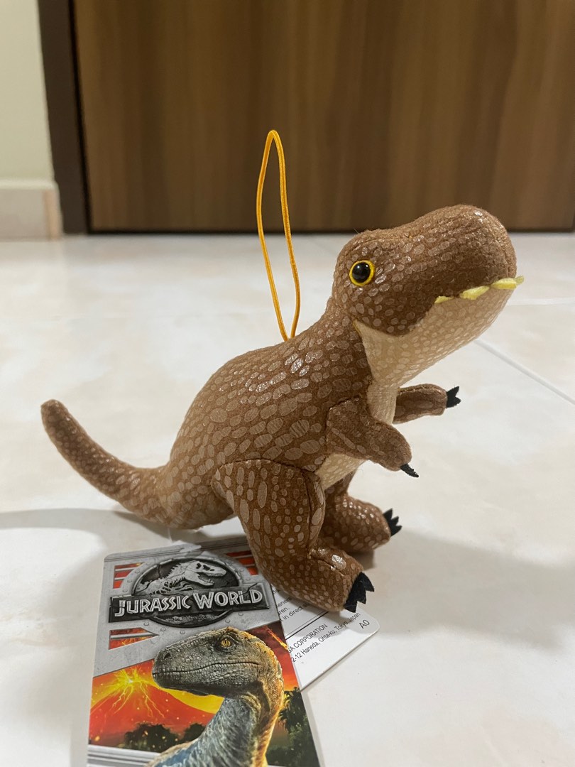 Jurassic World T-Rex Keychain Plush, Hobbies & Toys, Toys & Games on ...