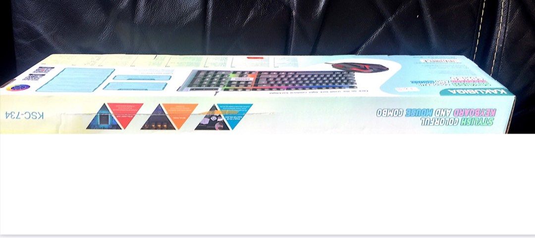 Kakusiga colorful keyboard & mouse combo, Computers & Tech, Parts ...