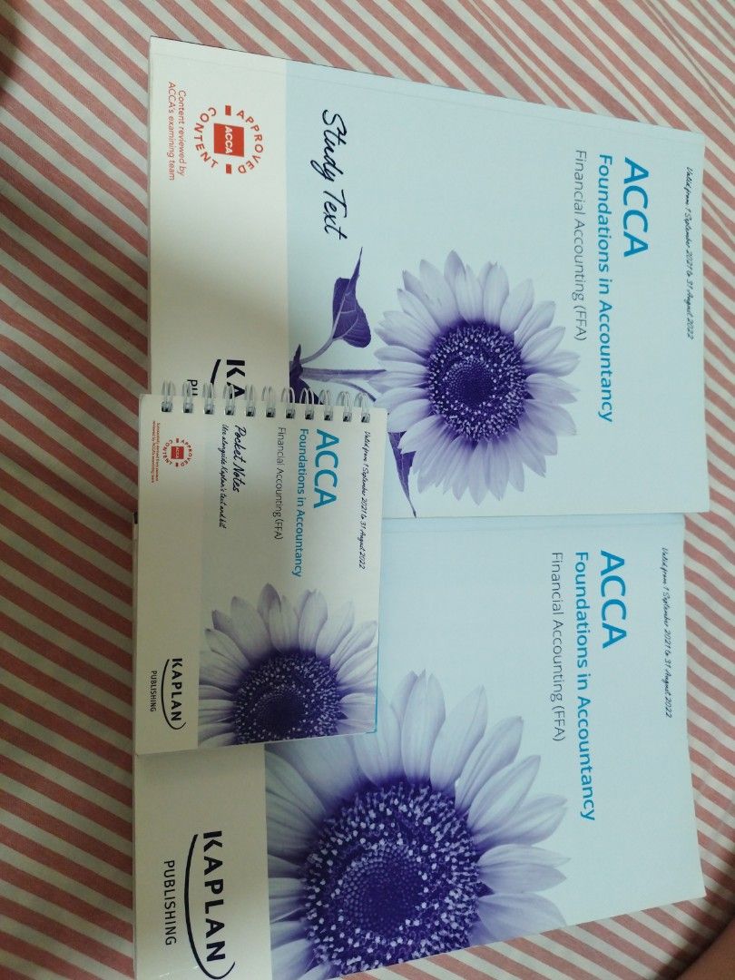 Kaplan ACCA FFA (study text,exam kit and pocket note), Hobbies & Toys ...