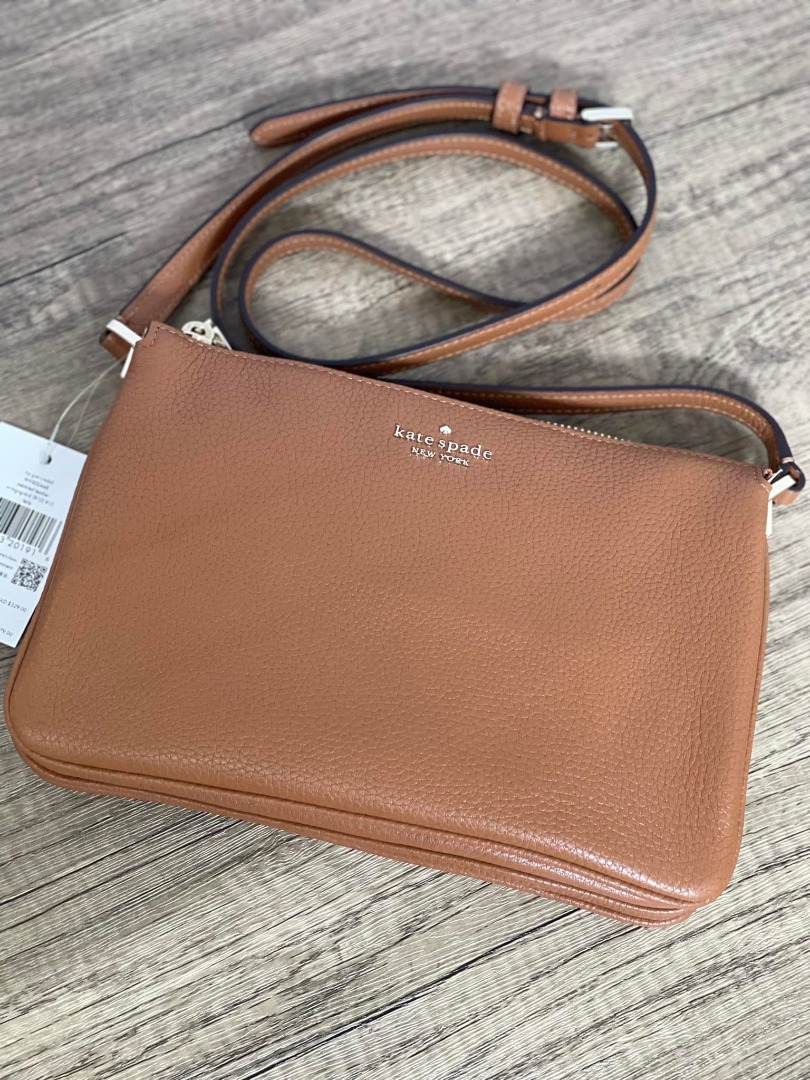 Kate Spate Leila Triple Gusset Crossbody Bag, Luxury, Bags & Wallets on ...