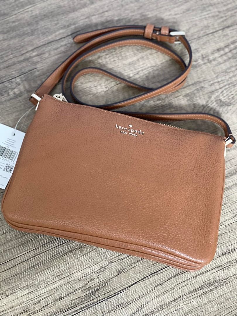 Kate Spate Leila Triple Gusset Crossbody Bag, Luxury, Bags & Wallets on ...