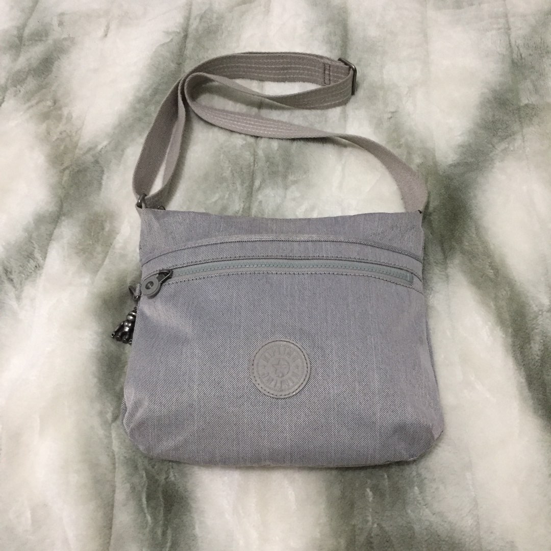 Kipling Gray Shoulder Sling Bag on Carousell