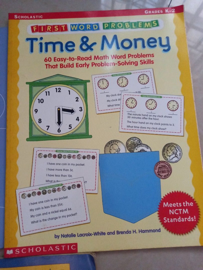 Learning the Time Books by Usborne and Scholastic sold as set, Hobbies ...