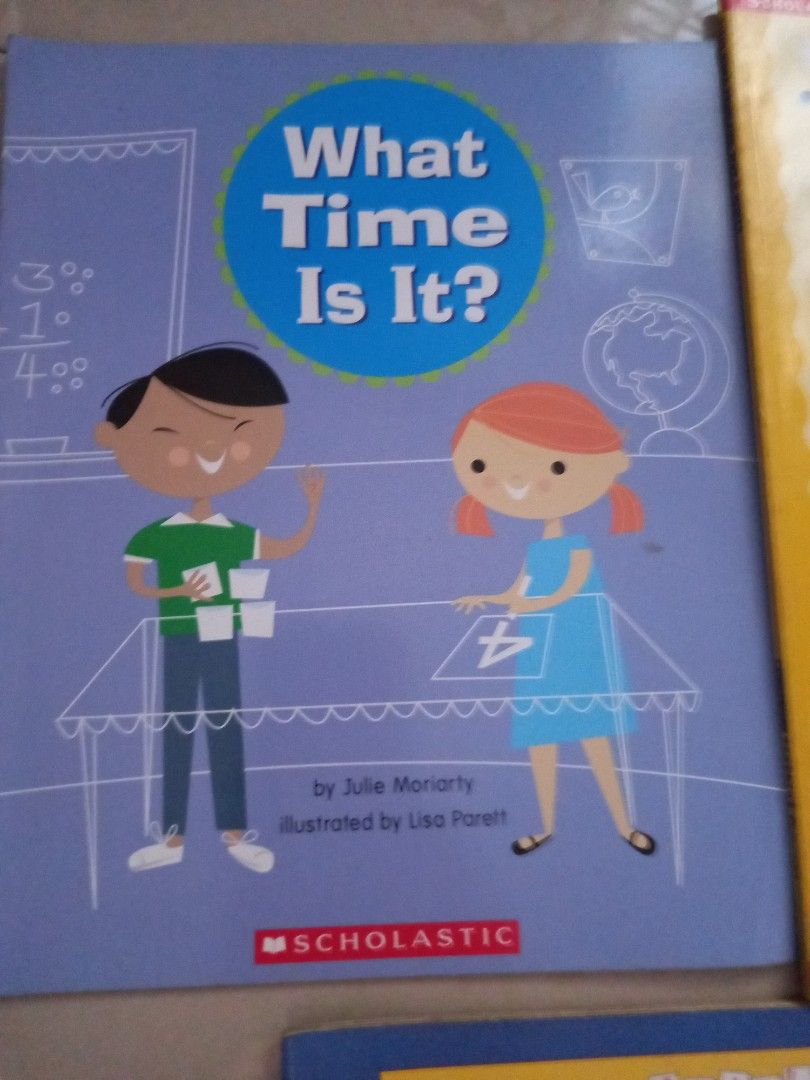 Learning the Time Books by Usborne and Scholastic sold as set, Hobbies ...