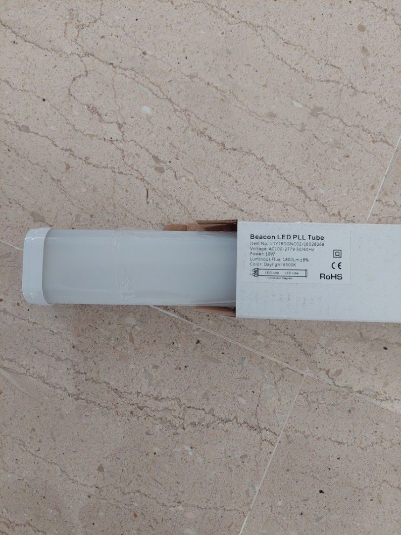 LED PLL tube light, Furniture & Home Living, Lighting & Fans, Lighting ...