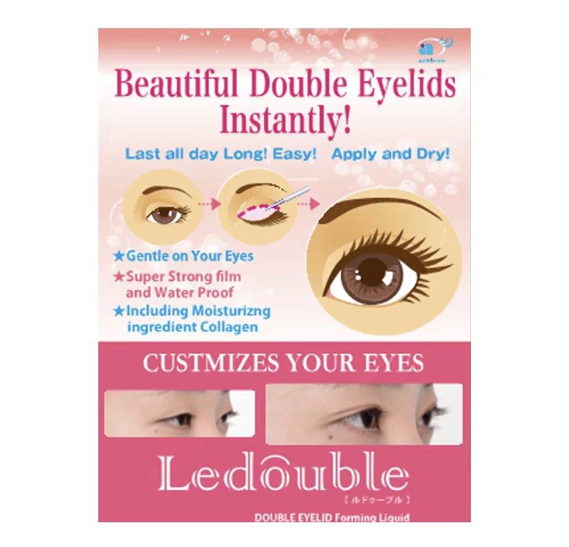 Ledouble - Double eyelid forming liquid - Double eyelid glue (2mL), Beauty & Personal Care, Face ...