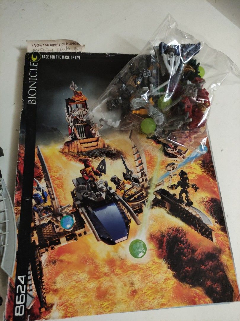 Lego Bionicle series #9624, Hobbies & Toys, Toys & Games on Carousell