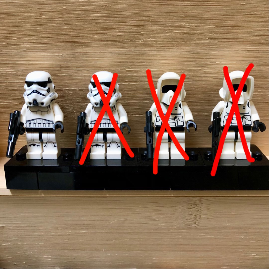LEGO Star Wars Stormtroopers + Scout Troopers Imperial Army Bundle ...