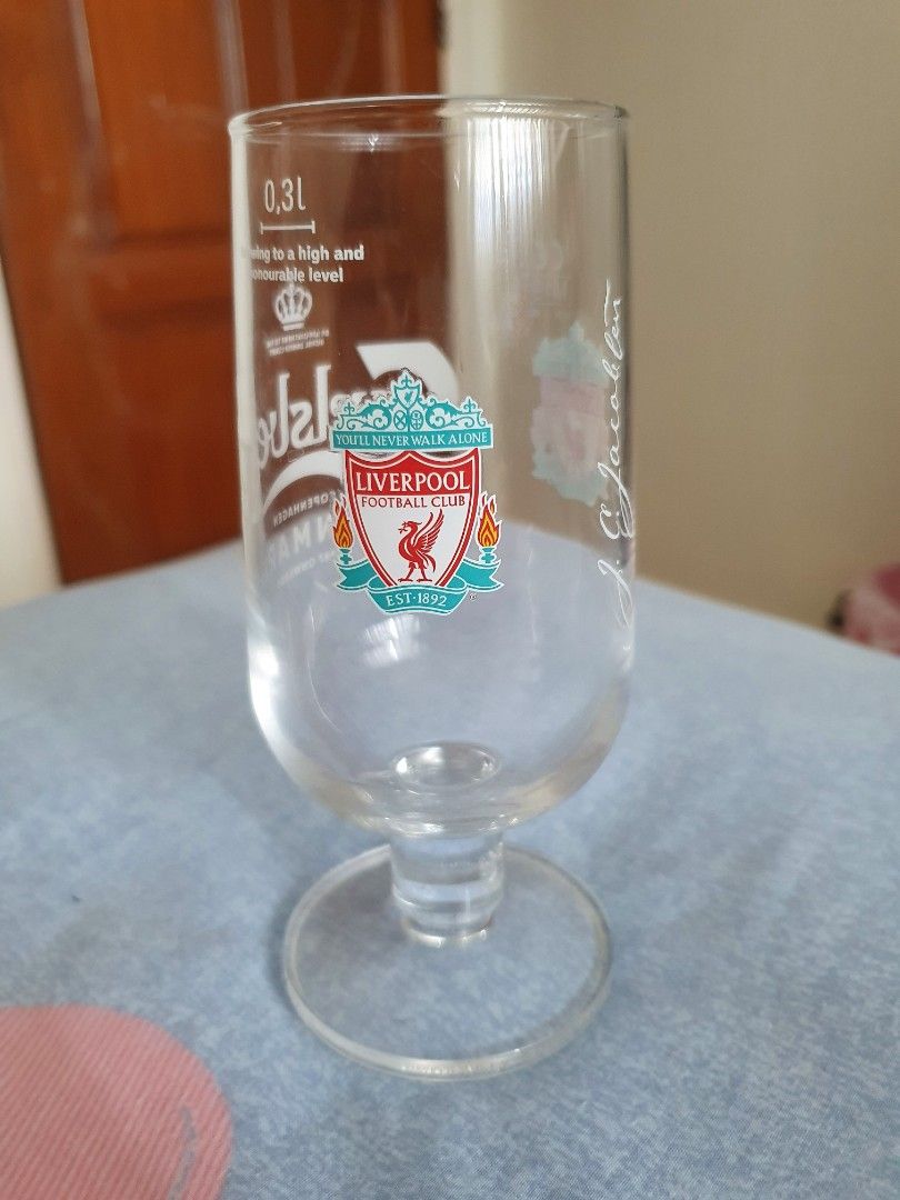 Limited Edition Liverpool Carlsberg Pilsner Glass Furniture And Home Living Kitchenware