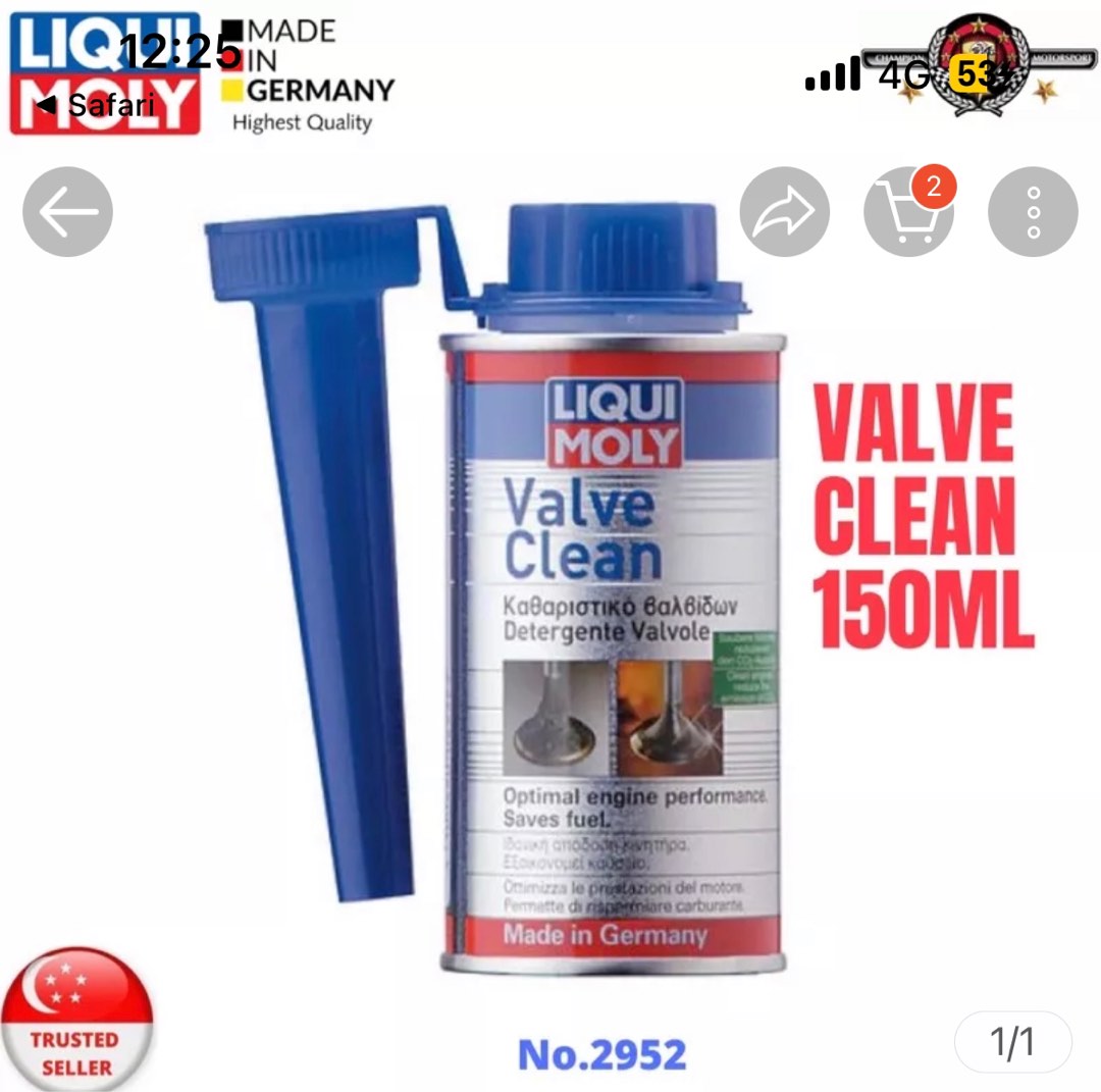 Liqui Moly Valve Clean 150ml, Car Accessories, Accessories on Carousell