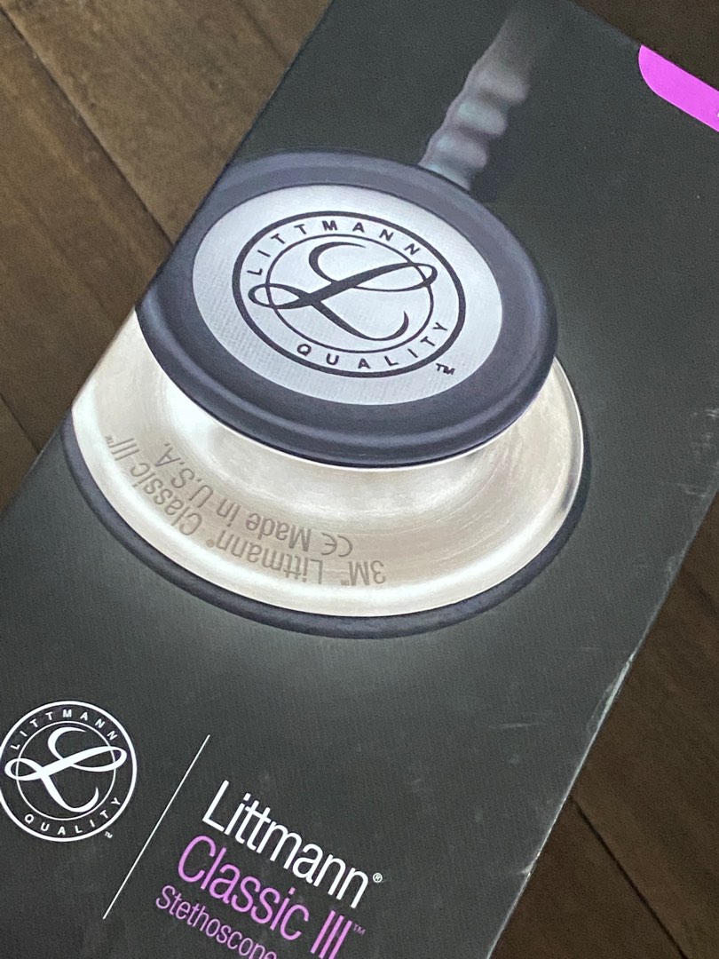 Littmann Classic III Stethoscope (BLACK SMOKE), Health & Nutrition ...