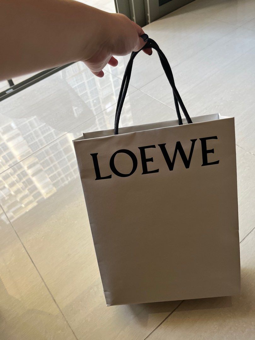 LOEWE paper bag, box (empty), Luxury, Accessories on Carousell