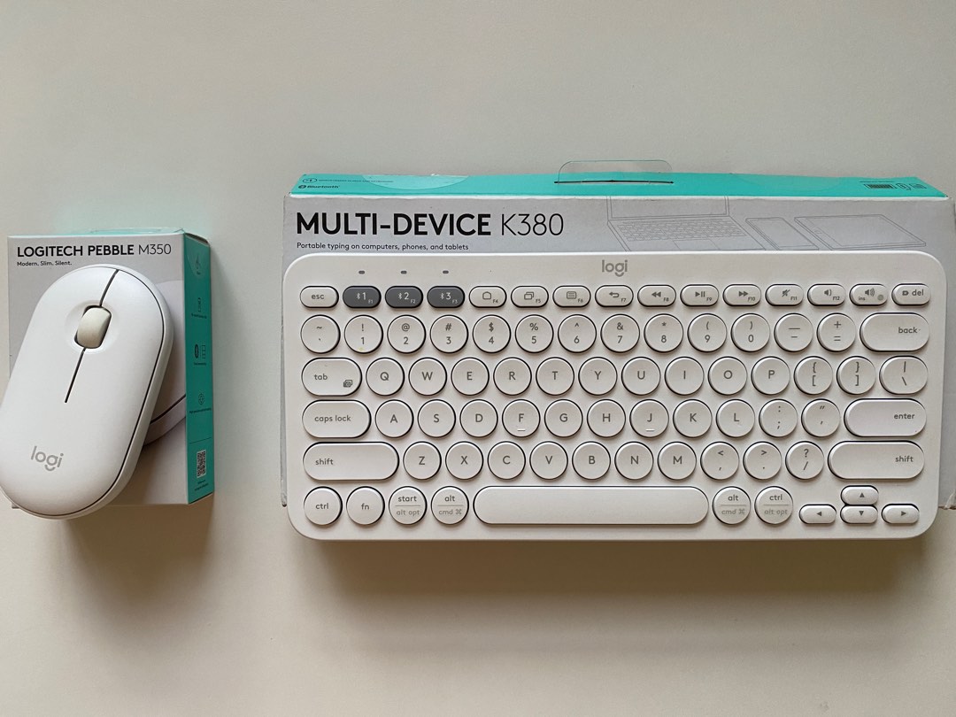 Logitech K380 Keyboard And M350 Mouse Computers And Tech Parts And Accessories Computer Keyboard