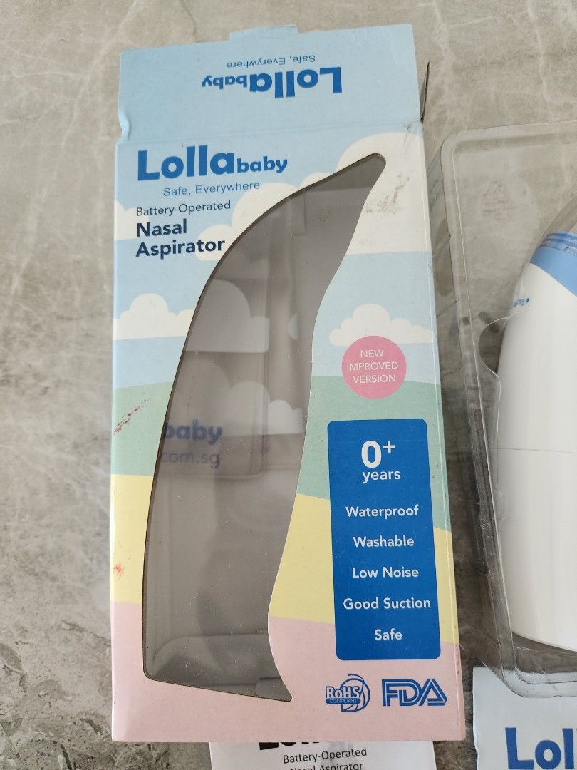 Lolla baby battery operated nasal aspirator, Babies & Kids, Bathing ...