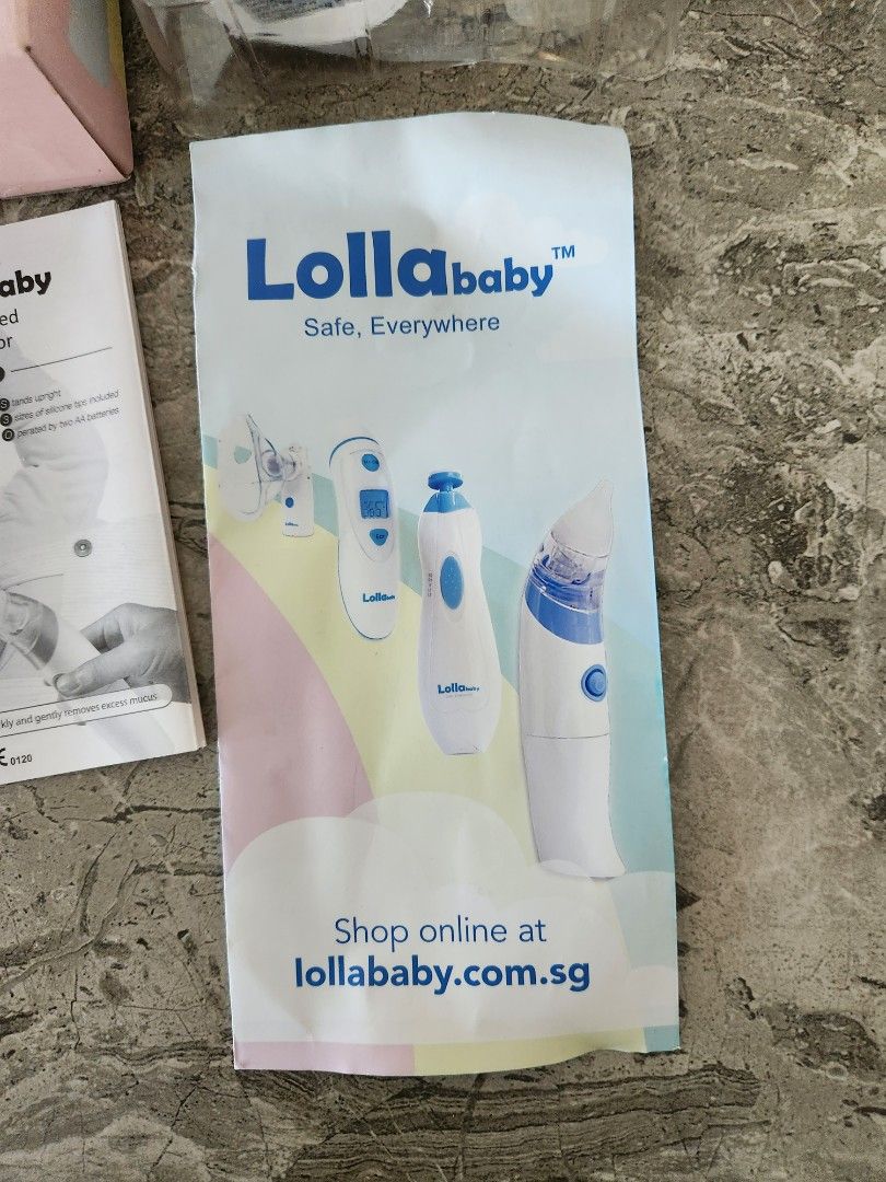 Lolla baby battery operated nasal aspirator, Babies & Kids, Bathing ...