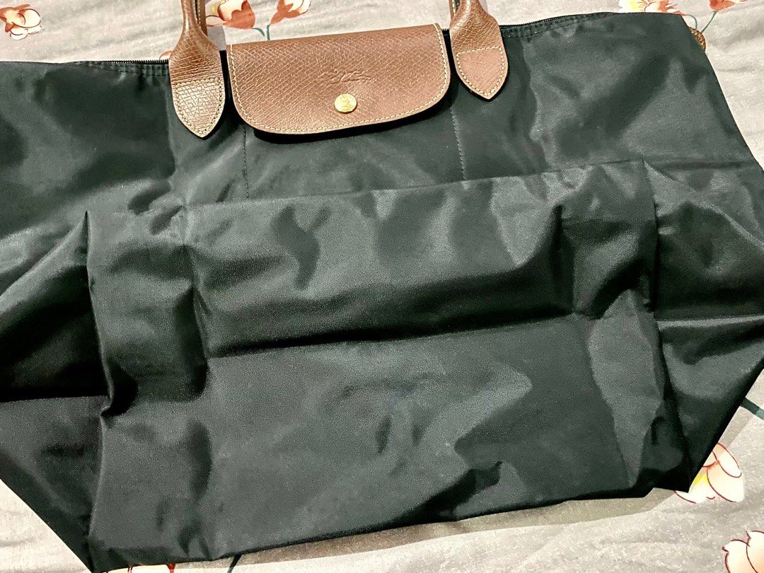 Longchamp - Large Long Handle Le Pliage - Noir on Carousell