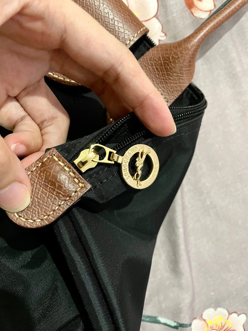 Longchamp - Large Long Handle Le Pliage - Noir on Carousell