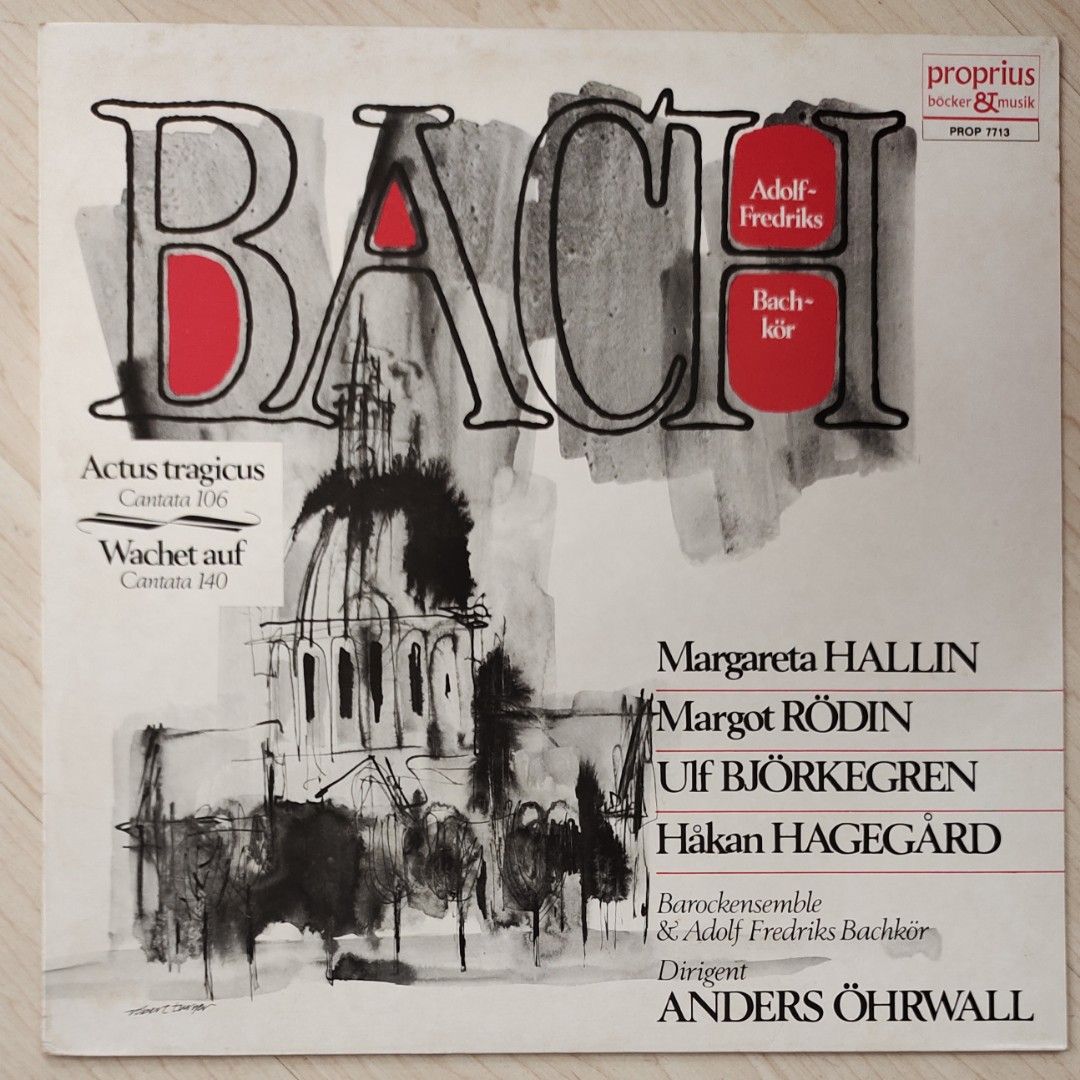 LP Proprius Bach - Cantata, Hobbies & Toys, Music & Media, Vinyls on ...
