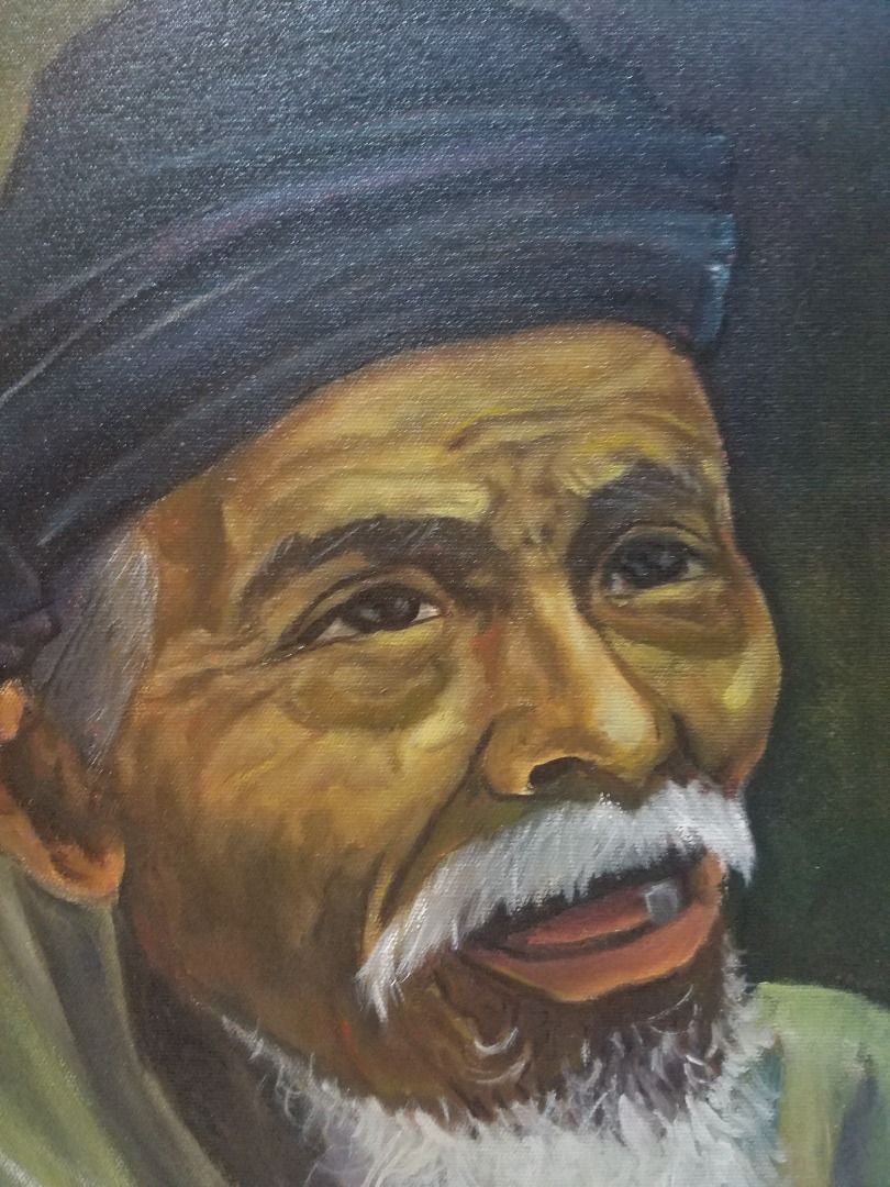 Lukisan Kakek Tua Karya Dullah 1987, Perabotan Rumah di Carousell