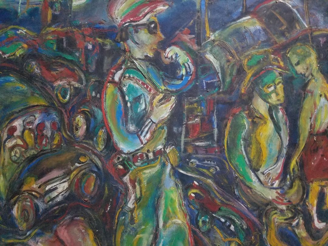Lukisan Terminal Karya Original Maestro Umar Sumarta 1980 on Carousell