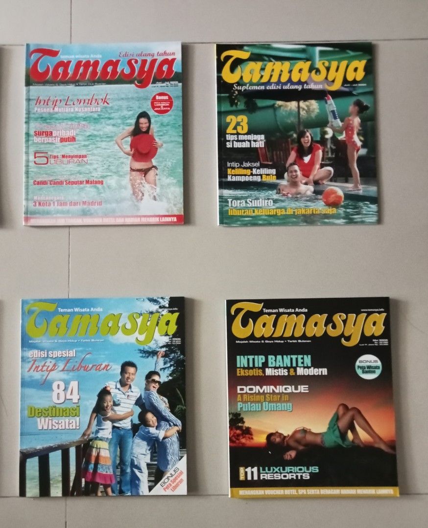 majalah Tamasya, Buku & Alat Tulis, Majalah & Lainnya di Carousell