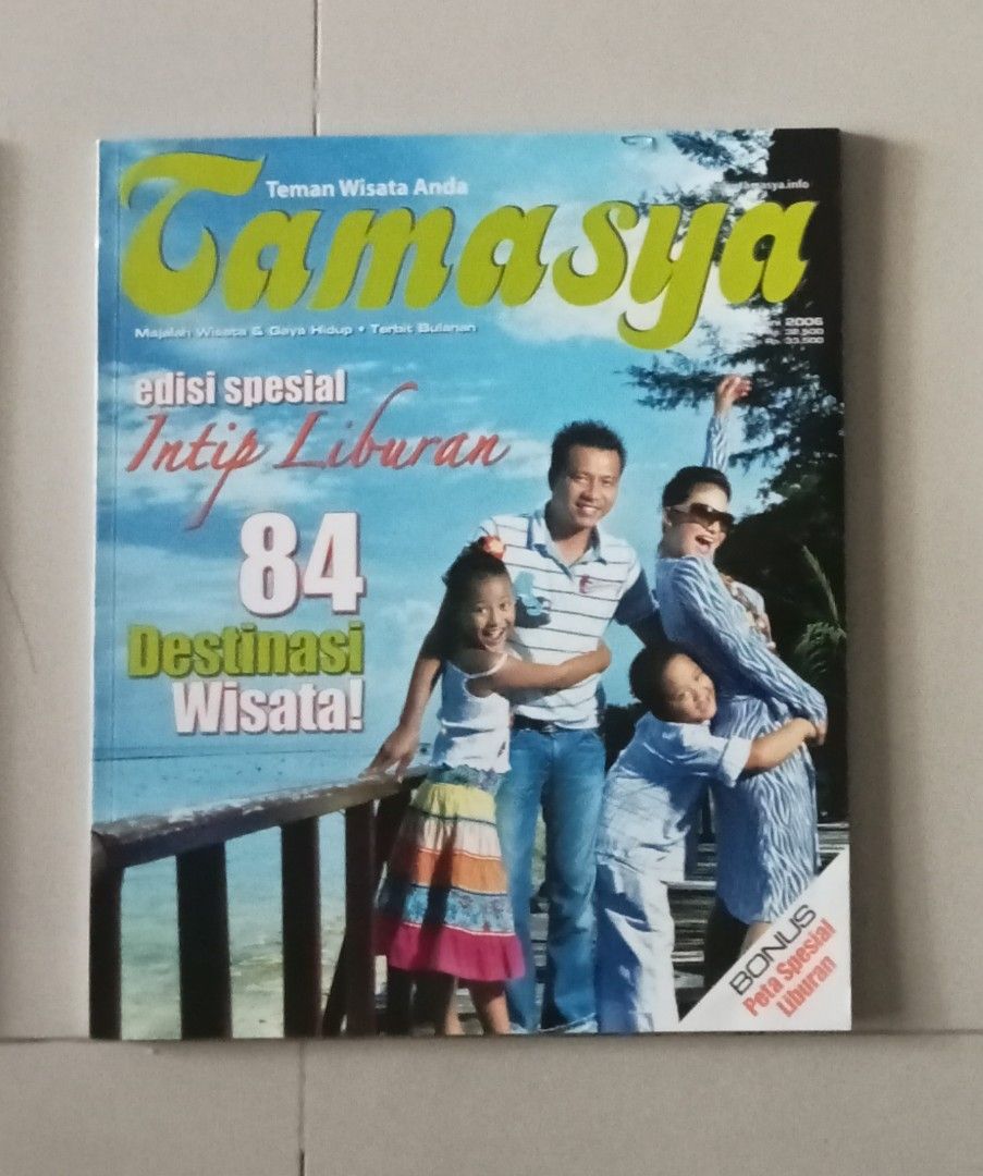 majalah Tamasya, Buku & Alat Tulis, Majalah & Lainnya di Carousell