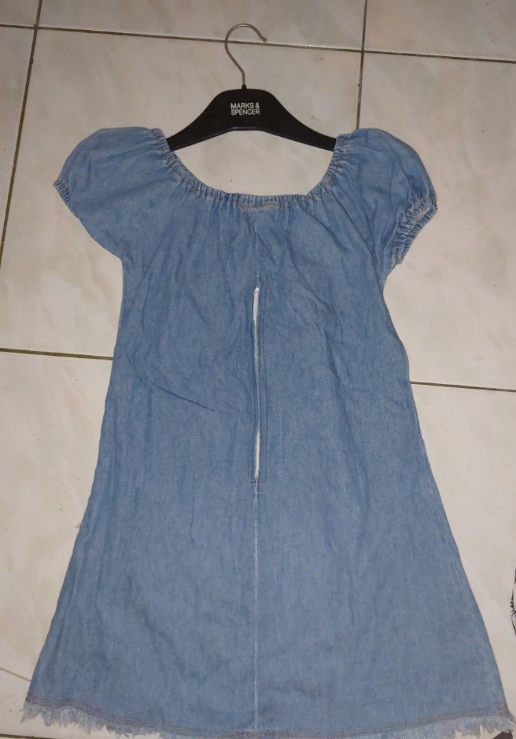 Maong Denim dress for kids, Babies & Kids, Babies & Kids Fashion on ...