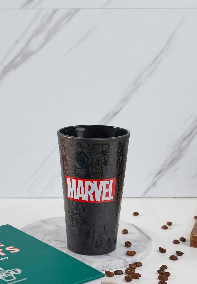 英國品牌 PALADONE MARVEL glass mug 杯 玻璃杯 水杯 hottoys Ironman spiderman hulk ...