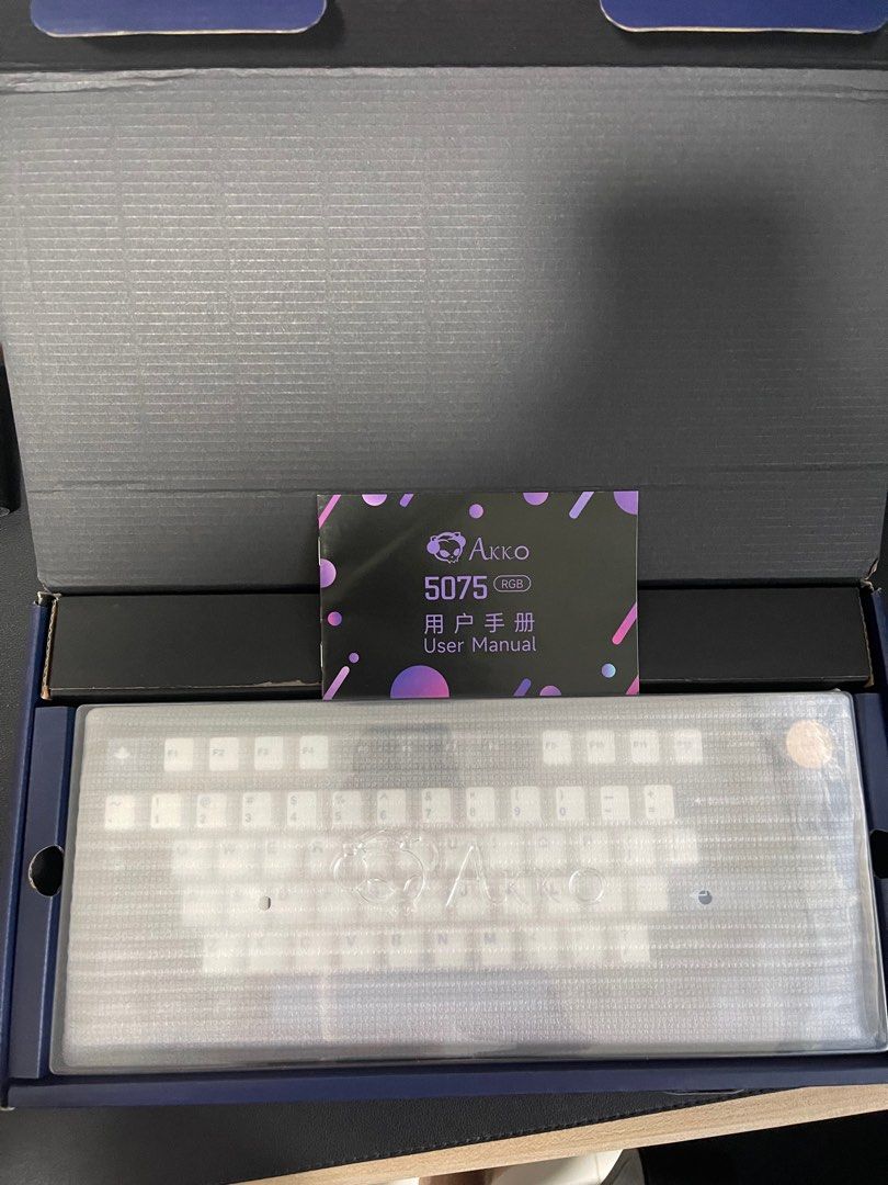 Mash Akko 5075s Wired Custom mechanical keyboard, Computers & Tech ...