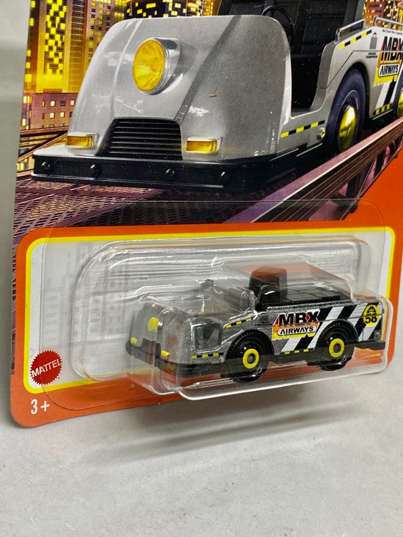 Matchbox MBX MINI CARGO TRUCK Metallic Grey Transporter Delivery Pickup ...