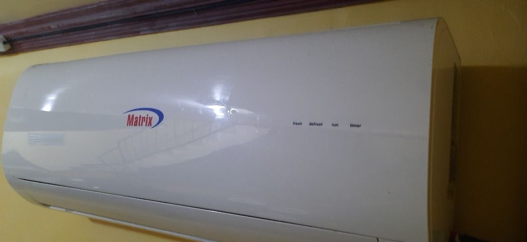 Matrix Split Type 1HP Aircon Non-inverter, TV & Home Appliances, Air ...