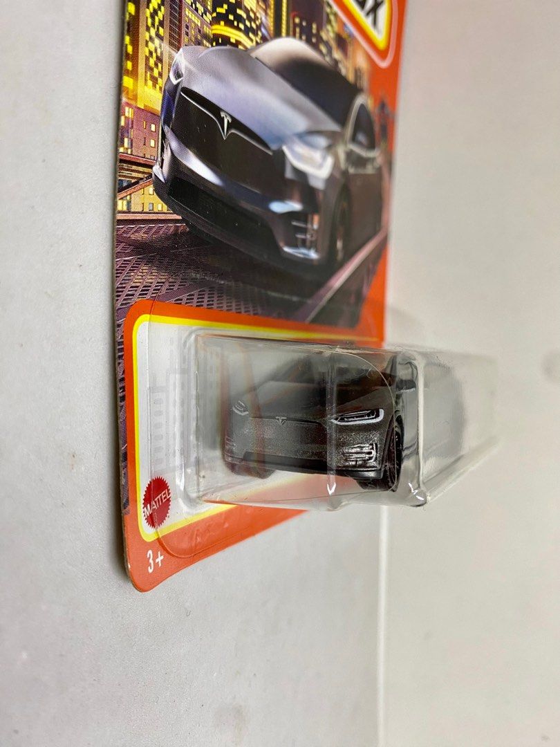 MBX Matchbox TESLA MODEL X Metallic Grey Electric Vehicle EV SUV 70 th ...