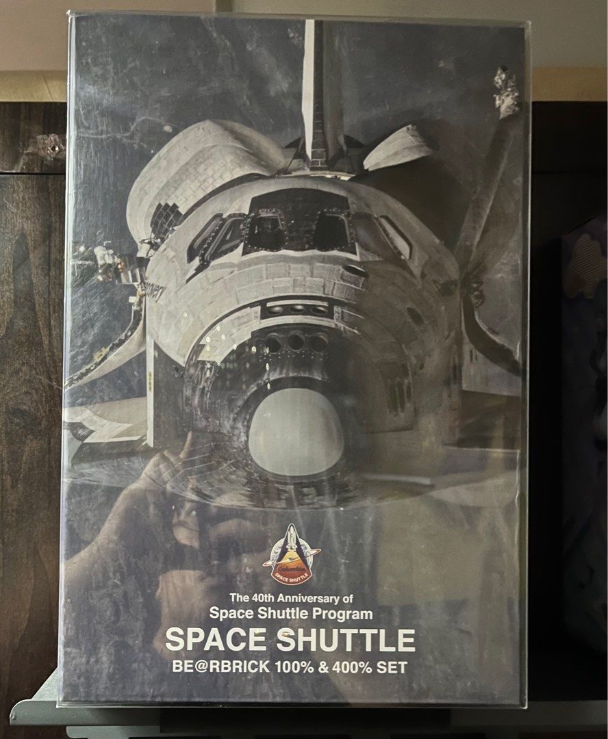 Medicom Toy Be@rbrick Bearbrick NASA Space Shuttle 40th Anniversary 100%＆ 400% [美國太空總署 穿梭 機40週年 ...