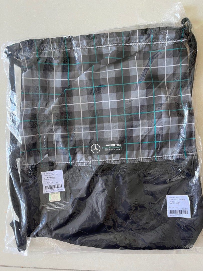Mercedes-Benz pull bag, Men's Fashion, Bags, Backpacks on Carousell