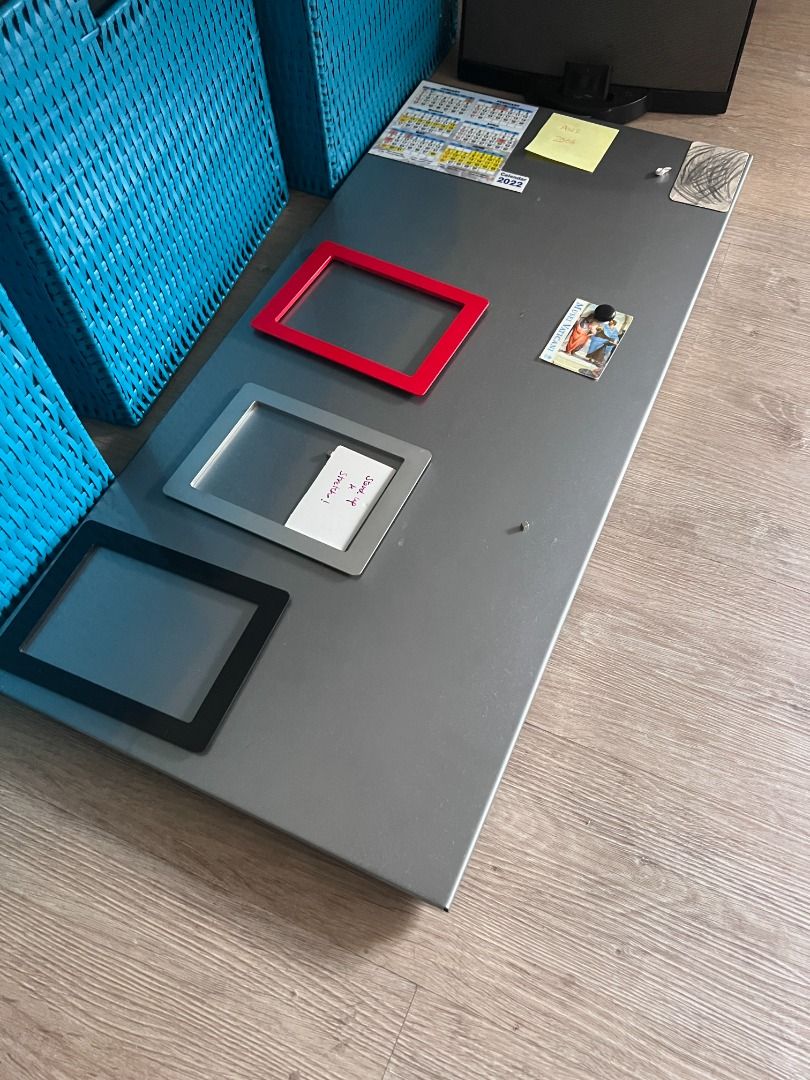 Metal Bulletin Board/ Sticks magnets, Bulletin Board, Looking For on ...