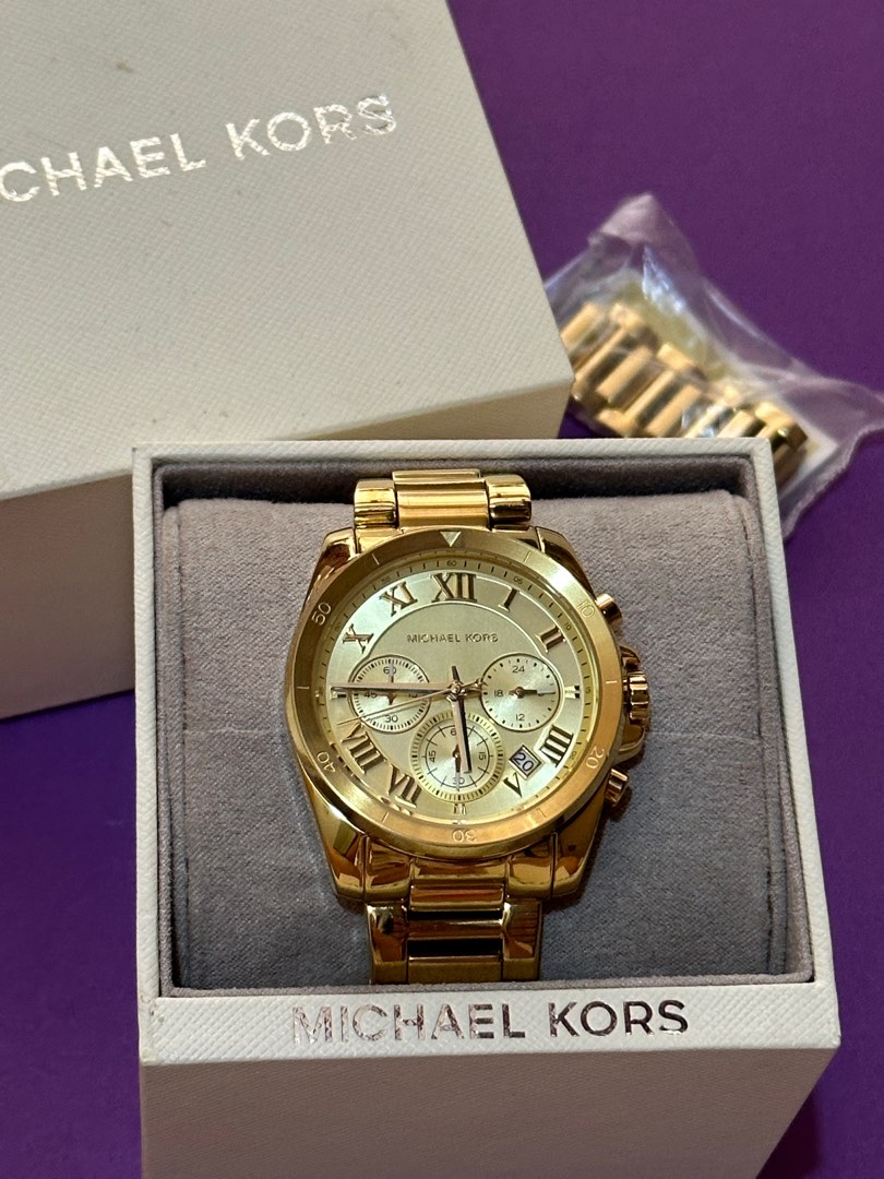 Michael Kors Gold Watch, Luxury, Watches on Carousell