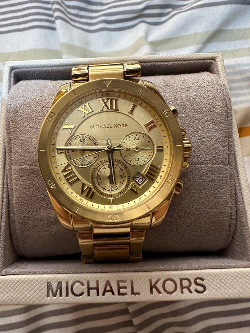 Michael Kors Gold Watch, Luxury, Watches on Carousell