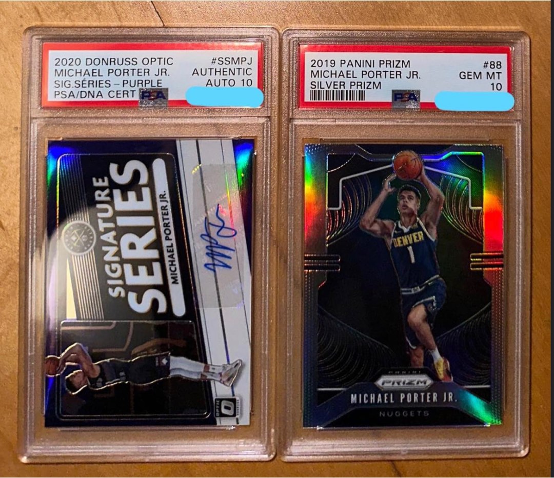 Michael Porter PSA Auto 10, RC Prizm Silvee on Carousell