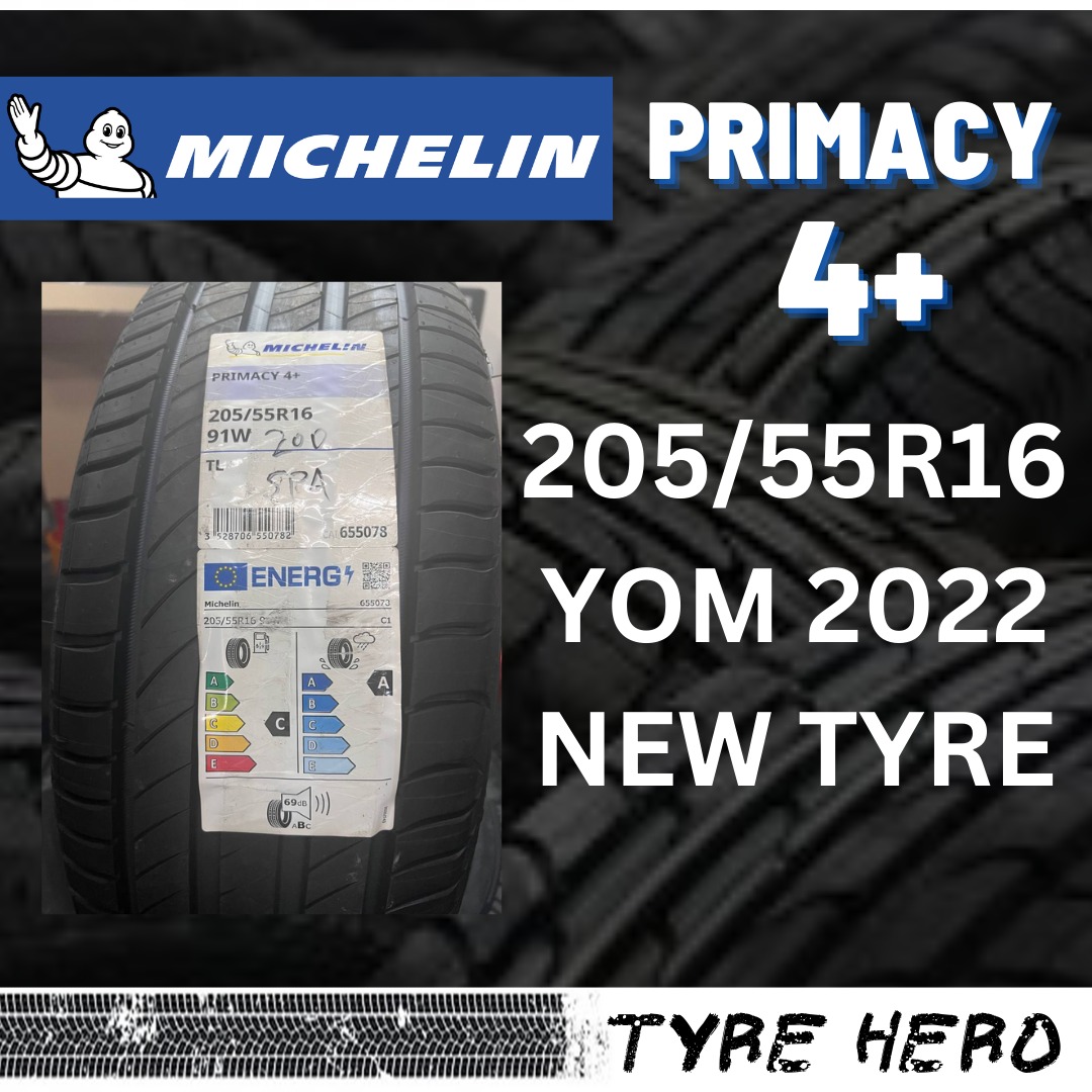 MICHELIN PRIMACY 4+ 205/55R16 TYRES, Car Accessories, Tyres & Rims on ...