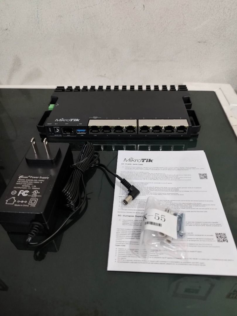 Mikrotik RB5009UG+S+IN Heavy-Duty 1U Home Router With USB, 1G And 2.5G ...