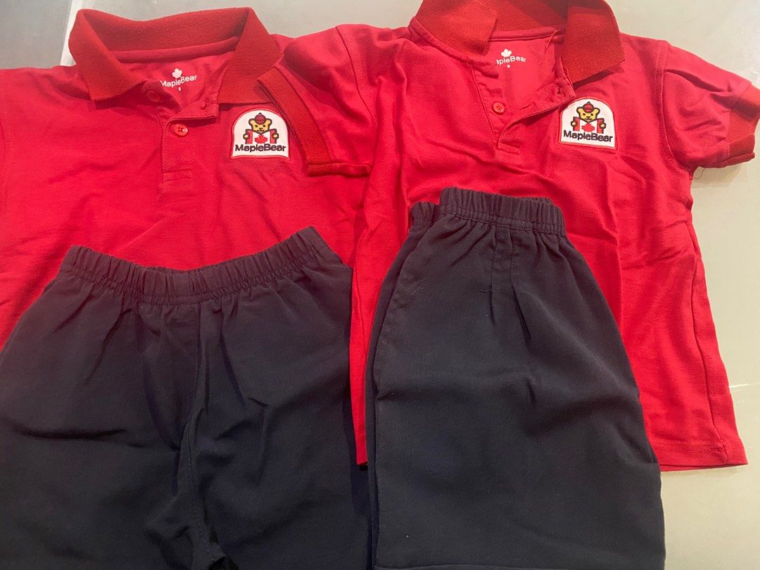 Maple Bear Uniform, Babies & Kids, Babies & Kids Fashion on Carousell