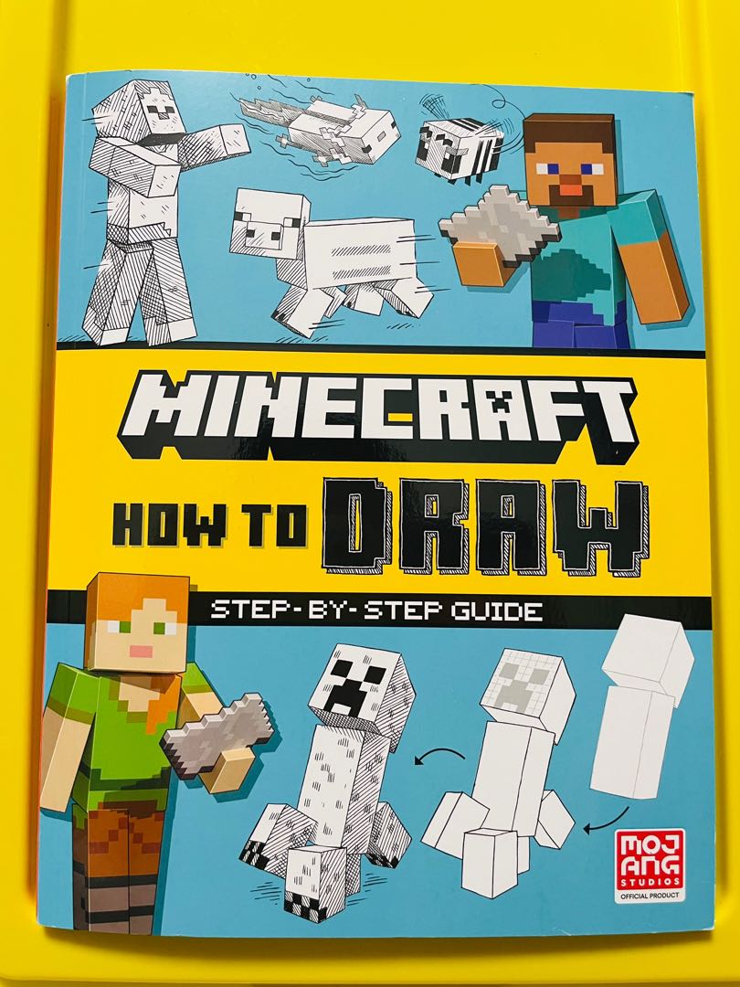 Minecraft how to draw book, 興趣及遊戲, 書本 & 文具, 小朋友書 - Carousell