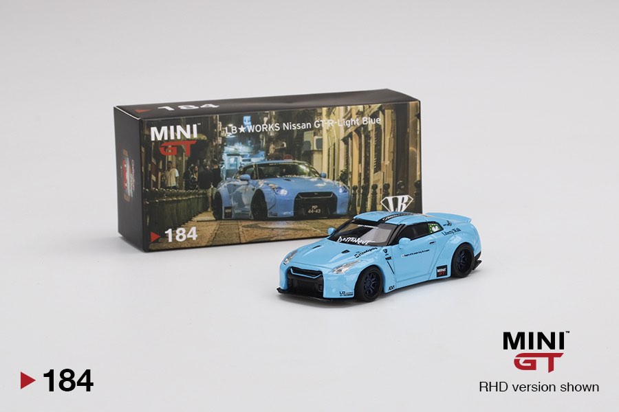 Mini GT: 1/64 LB Works Nissan GT-R (R35) [No. 184 / Collection Garage ...