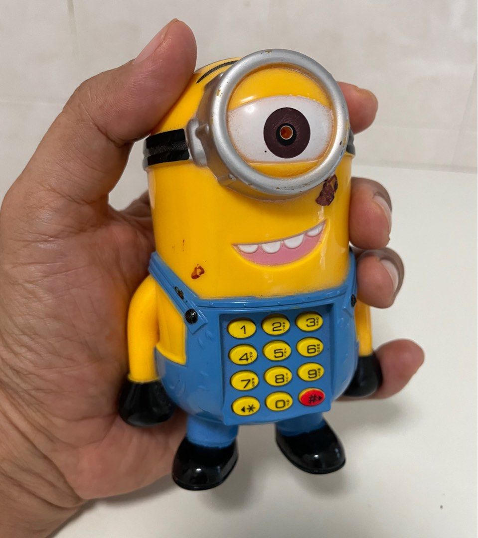 Minions Figurine with Numbers on its Chest, Hobbies & Toys, Toys ...